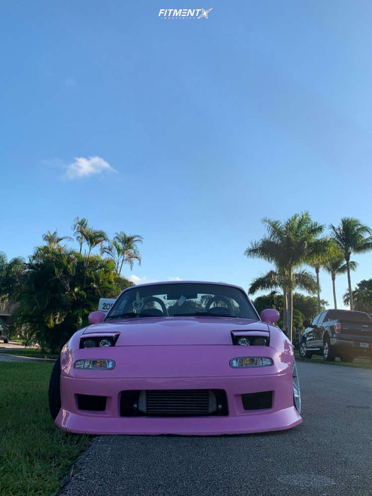 1994 Mazda MX-5 Miata Base with 16x8 3SDM 0.05 and Federal 195x40 on ...