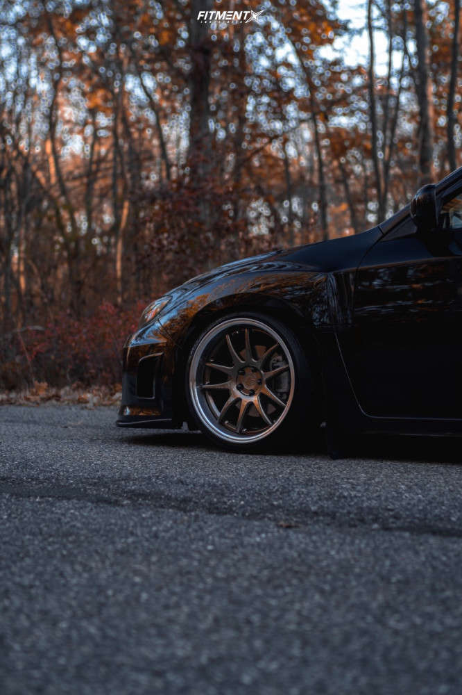 2011 Subaru WRX Base with 18x9.5 Aodhan Ds02 and Federal 225x35 on ...