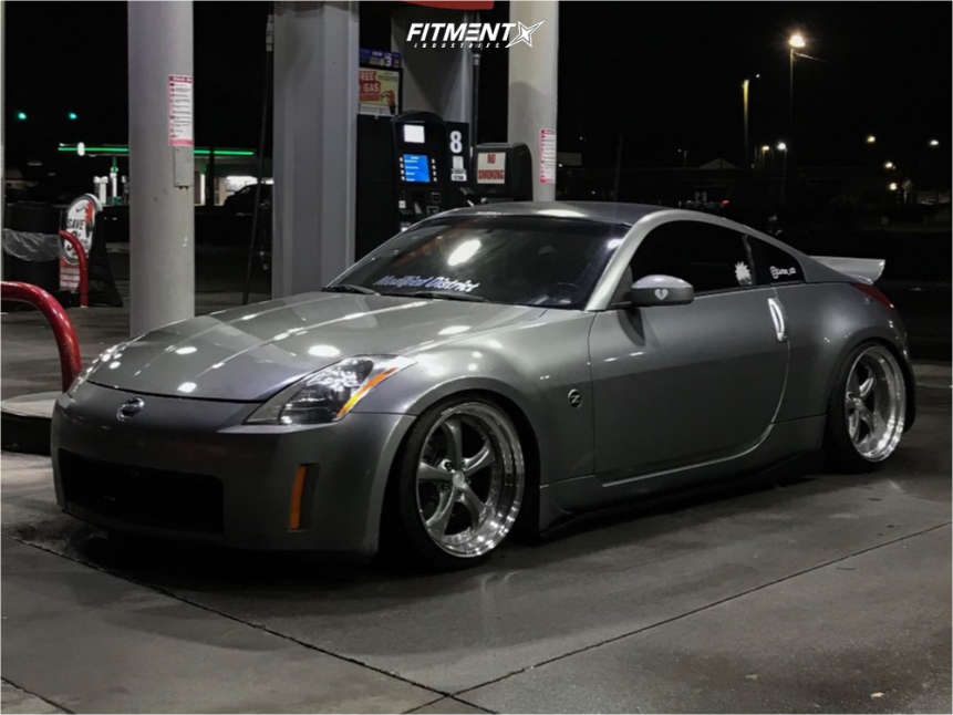 2004 Nissan 350Z Base with 19x10 Work VS KF and Achilles 225x35 on ...