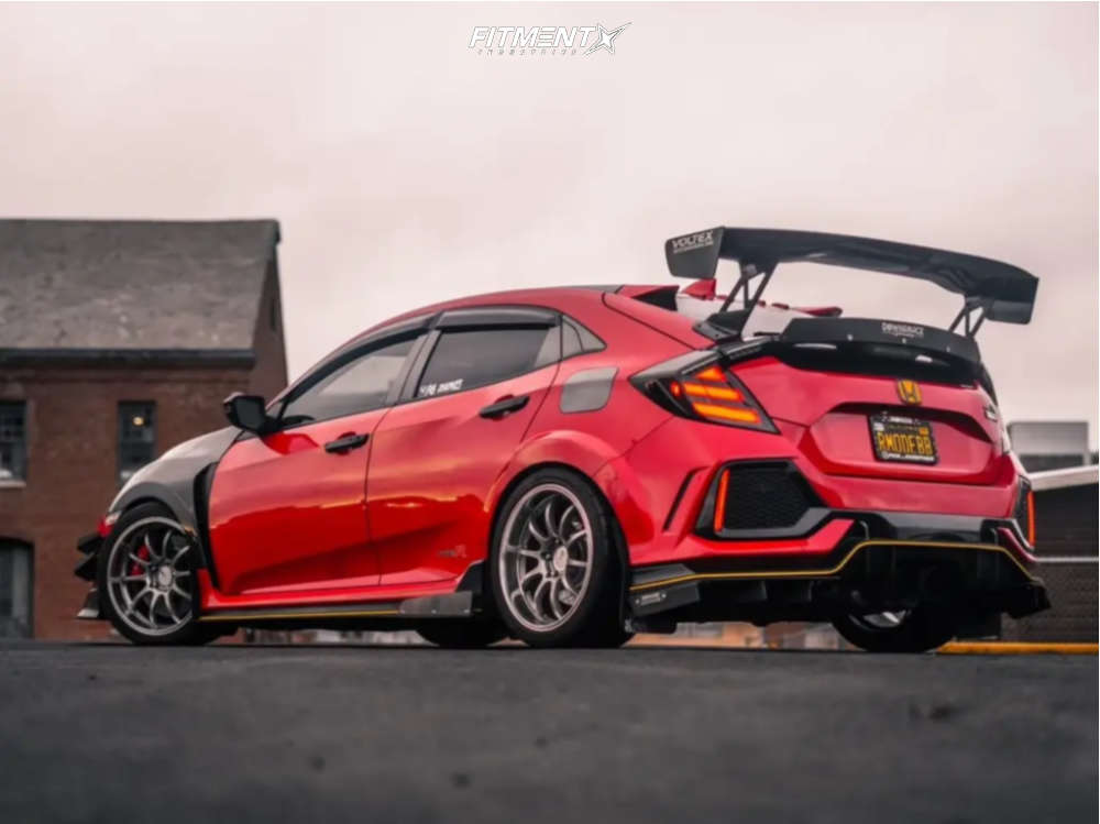 2018 Honda Civic Type R with 18x9.5 Advan Racing RS-D and Firestone ...