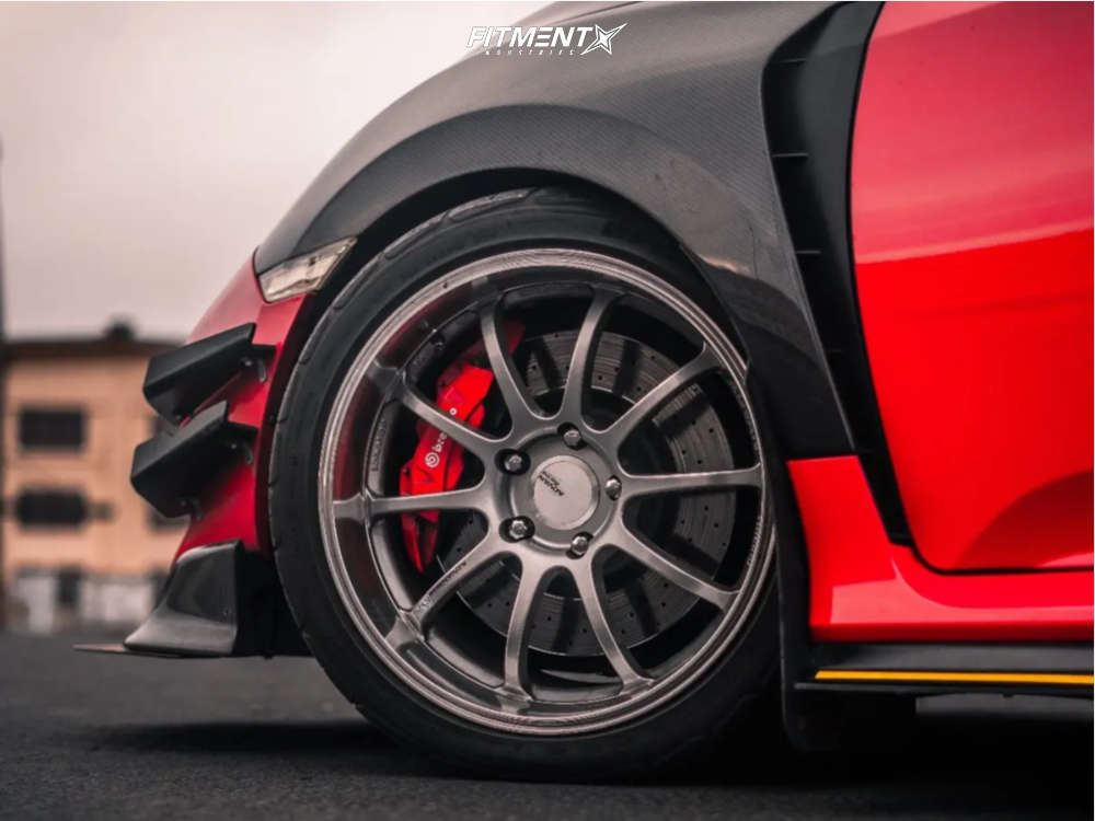 2018 Honda Civic Type R with 18x9.5 Advan Racing RS-D and Firestone ...