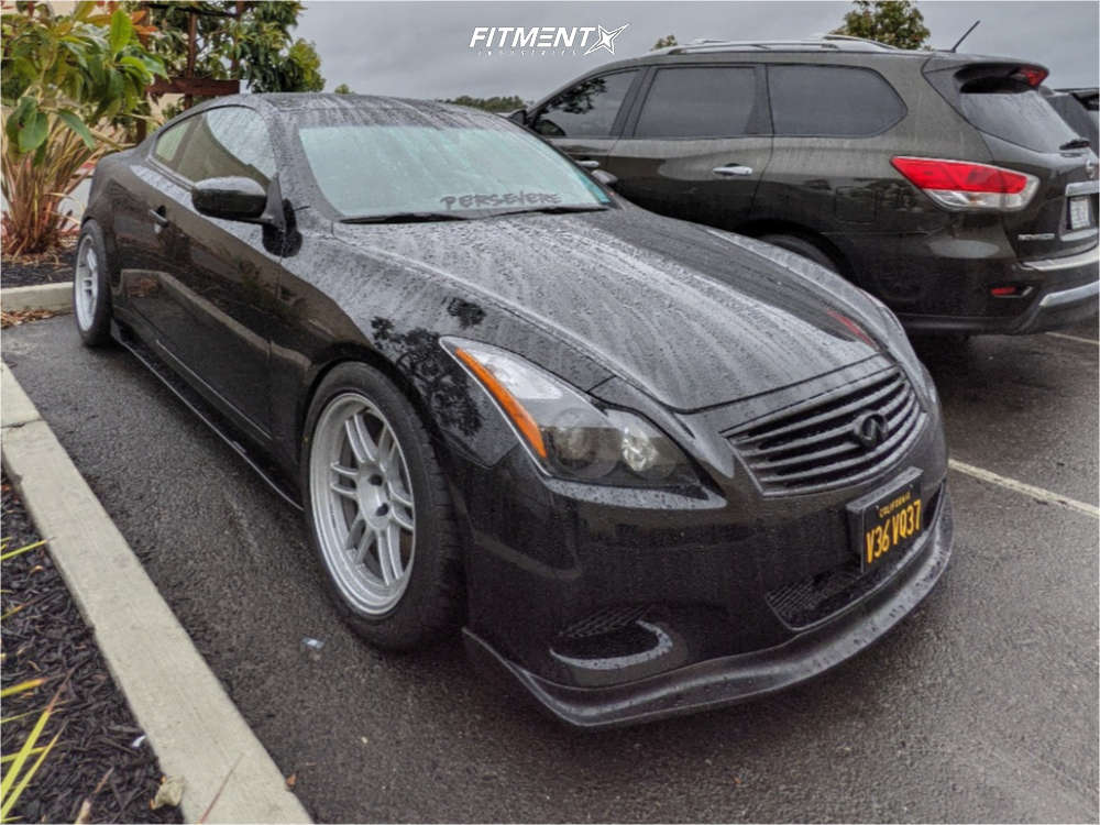 2008 INFINITI G37 Base with 18x9.5 Enkei Rpf1 and Federal 275x40 on Coilovers | 1362433 ...
