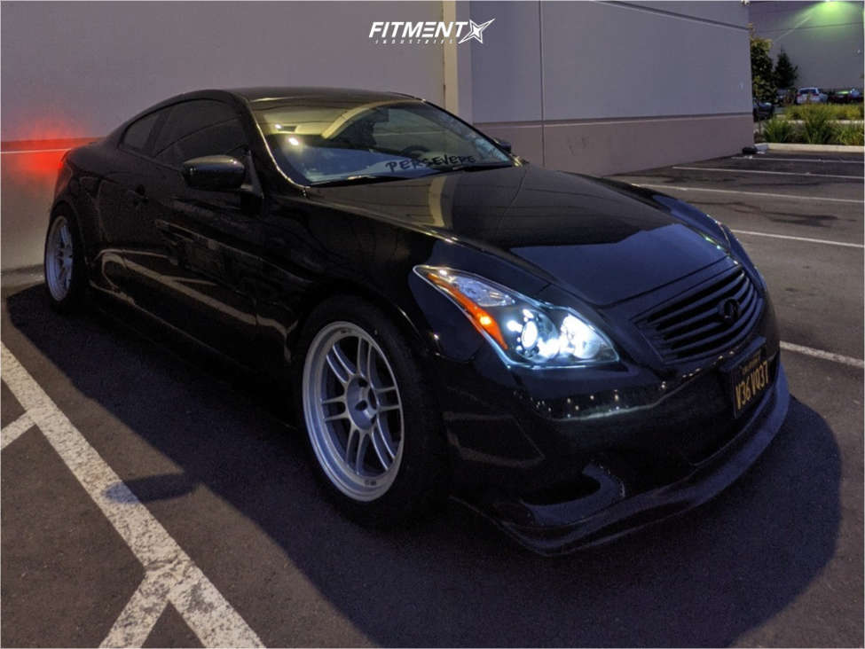 2008 INFINITI G37 Base with 18x9.5 Enkei Rpf1 and Federal 275x40 on ...