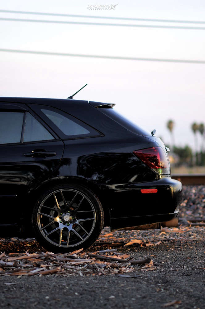 2002 Lexus IS300 Sportcross with 18x9 F1R F18 and Delinte 255x30 on ...