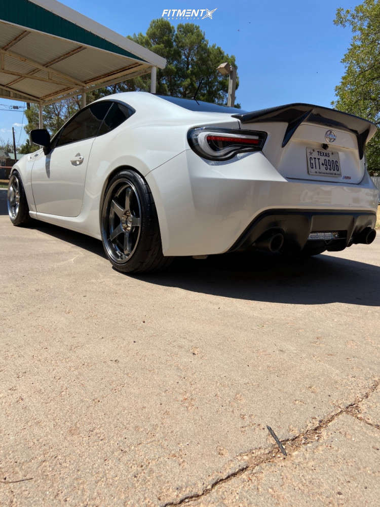 2014 Scion FR-S Base with 18x9.5 Varrstoen Es9 and Firestone 255x35 on ...