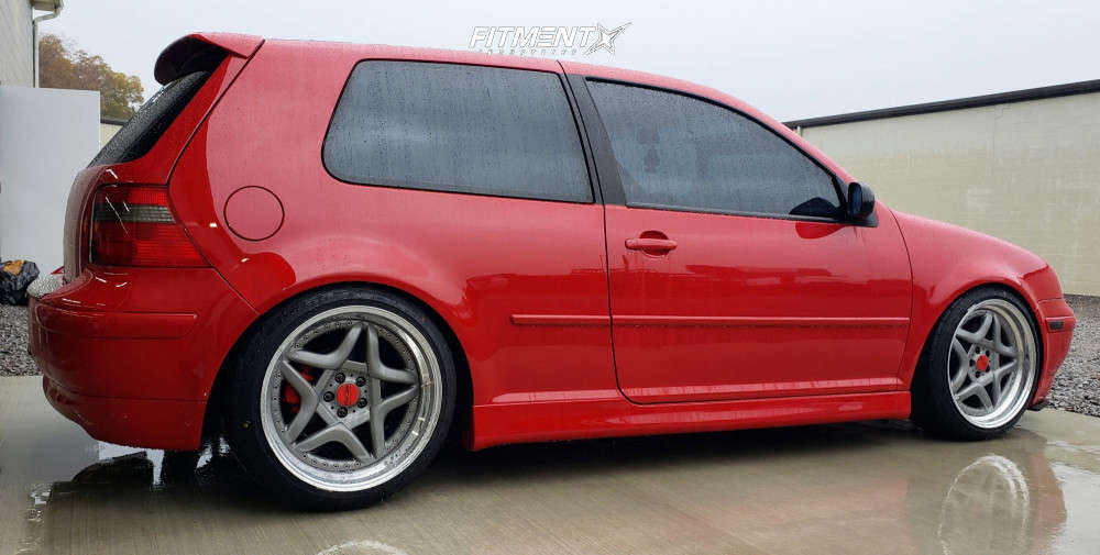 2000 Volkswagen Golf GTI GLX with 18x9 Carline Dynatech M3 and Federal ...