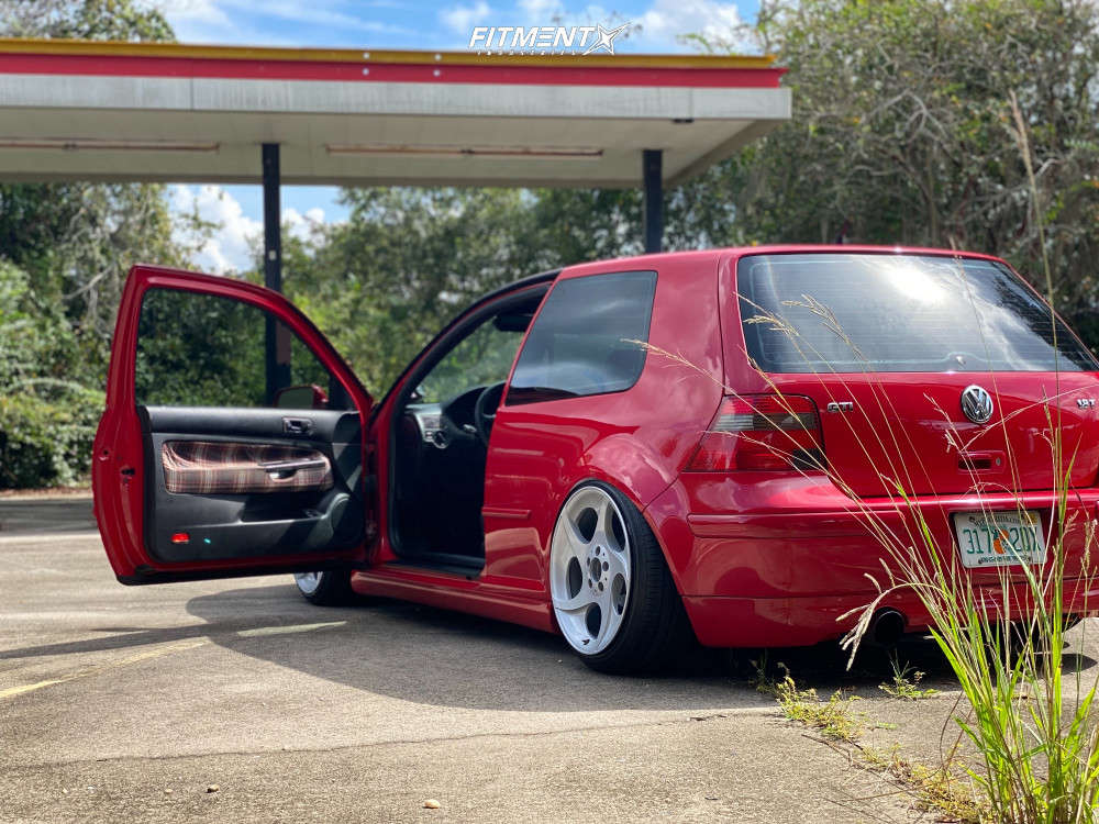 2002 Volkswagen GTI Base with 18x8.5 OEM Wheels Alphards and BFGoodrich ...