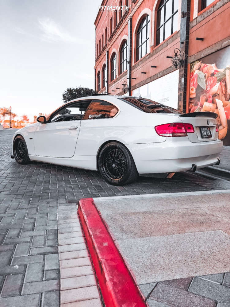 2008 BMW 335i Base with 19x8.5 ESR Sr01 and Nitto 235x35 on Lowering ...