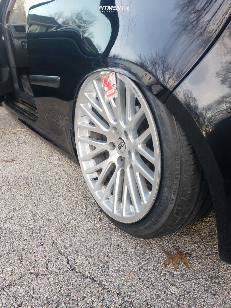 2007 Volkswagen Rabbit 2.5 with 18x8.5 WatercooledIND Sy10 and Achilles ...