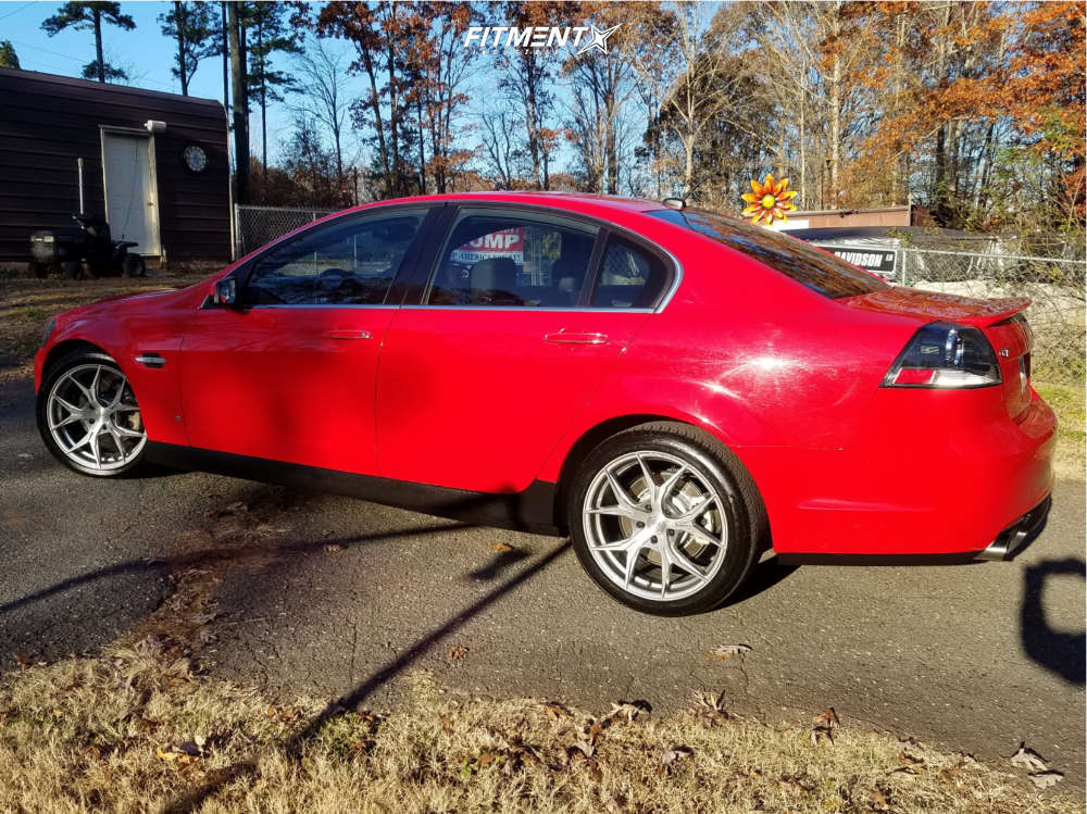 2008 Pontiac G8 GT with 19x8.5 Rohana Rfx5 and Continental 245x40 on ...
