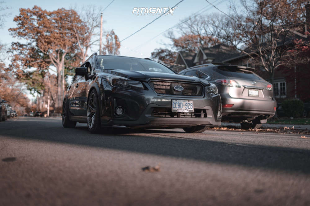 2017 Subaru Crosstrek Touring with 18x9 Fast Wheels Fc04 and ...