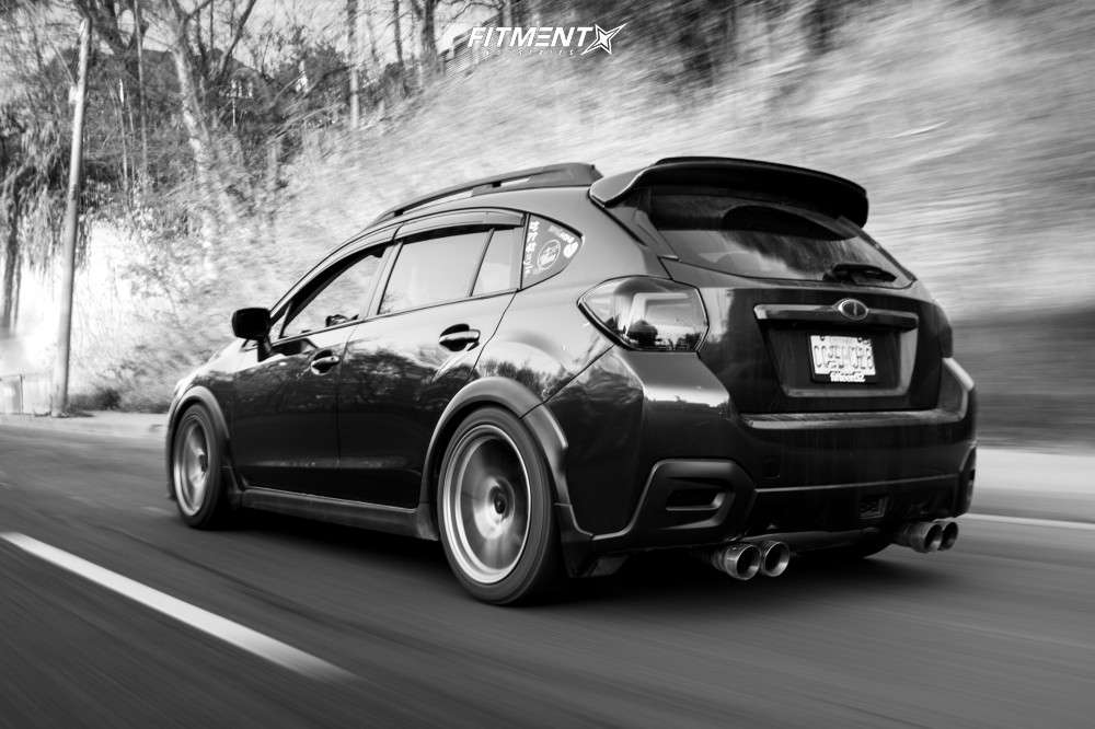 2017 Subaru Crosstrek Touring with 18x9 Fast Wheels Fc04 and ...