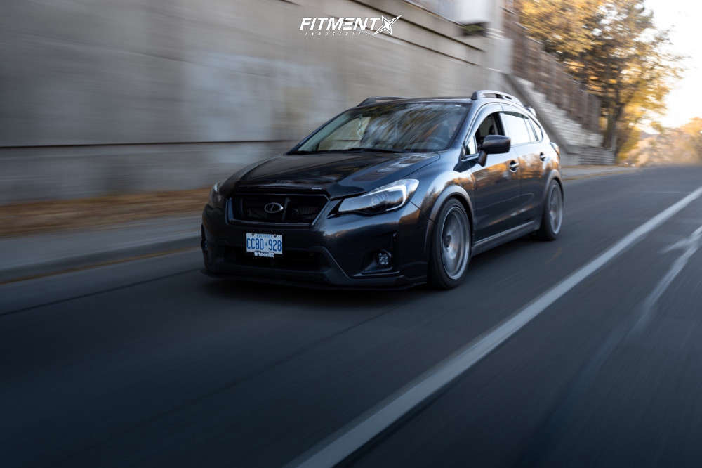 2017 Subaru Crosstrek Touring with 18x9 Fast Wheels Fc04 and ...