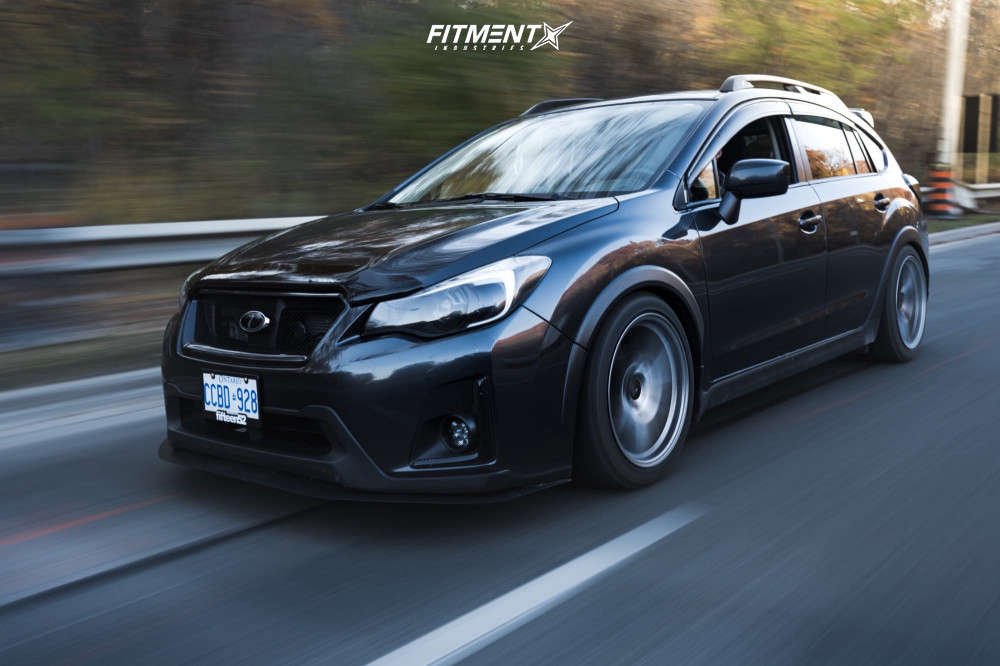 2017 Subaru Crosstrek Touring with 18x9 Fast Wheels Fc04 and ...