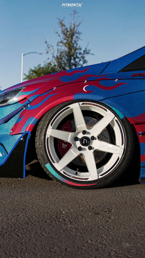 2017 Ford Focus ST with 18x9.5 Cosmis Racing S1 and Achilles 235x40 on ...