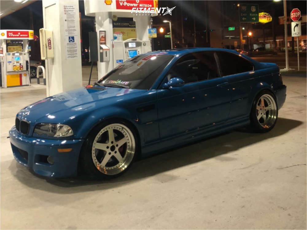 2002 BMW M3 Base with 19x8.5 Varrstoen Es8 and Nitto 225x35 on ...