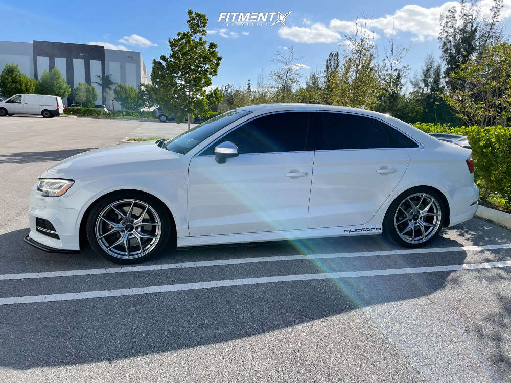 2018 Audi S3 Premium Plus with 18x8 Enkei Tsr-x and Pirelli 225x40 on ...