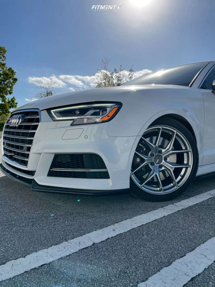 2018 Audi S3 Premium Plus with 18x8 Enkei Tsr-x and Pirelli 225x40 on ...
