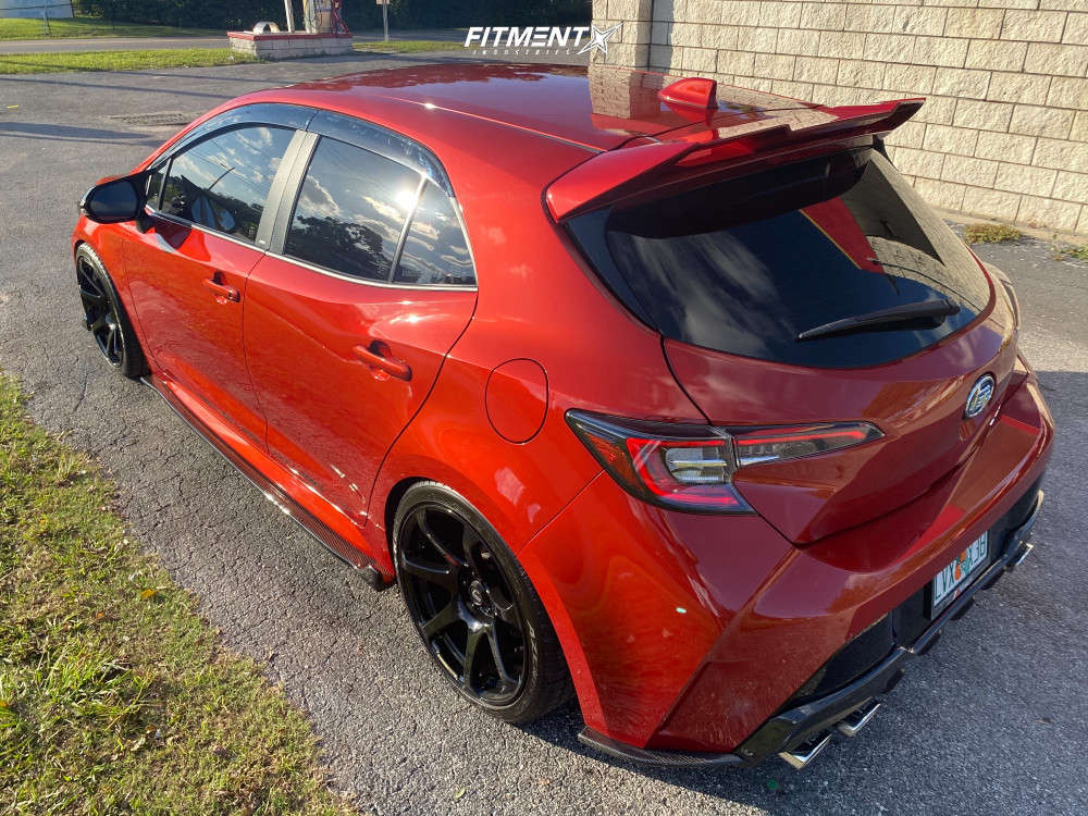 2019 Toyota Corolla XSE with 18x9 Cosmis Racing Mr7 and Falken 245x35 ...