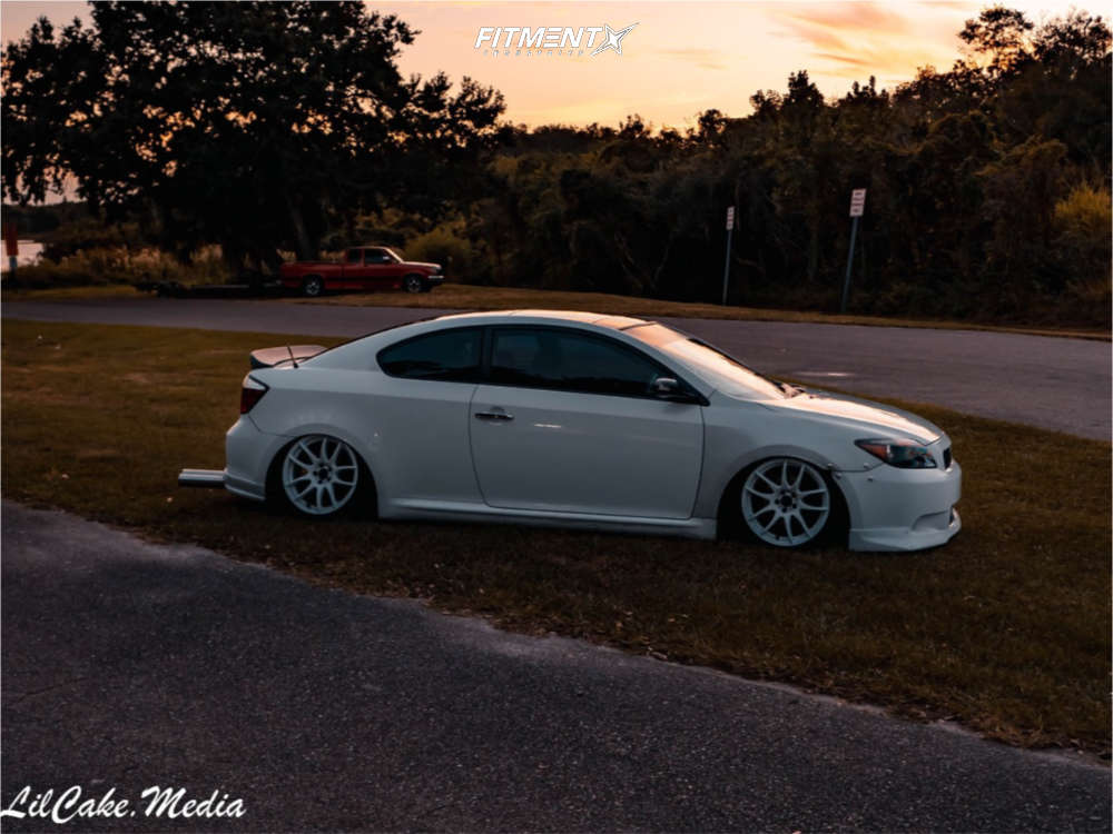 2006 Scion TC Base with 17x8 Vors Tr4 and Achilles 205x40 on Coilovers ...