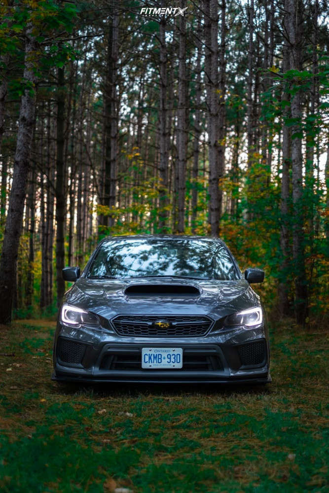 2018 Subaru WRX Base with 18x9.5 Niche Dfs and Firestone 255x35 on ...