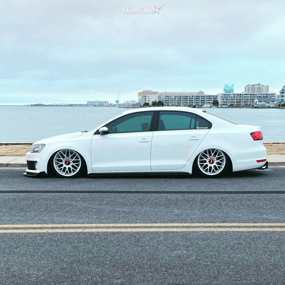 2012 Volkswagen Jetta GLI with 18x8.5 Rotiform Rse and Achilles 205x40 ...