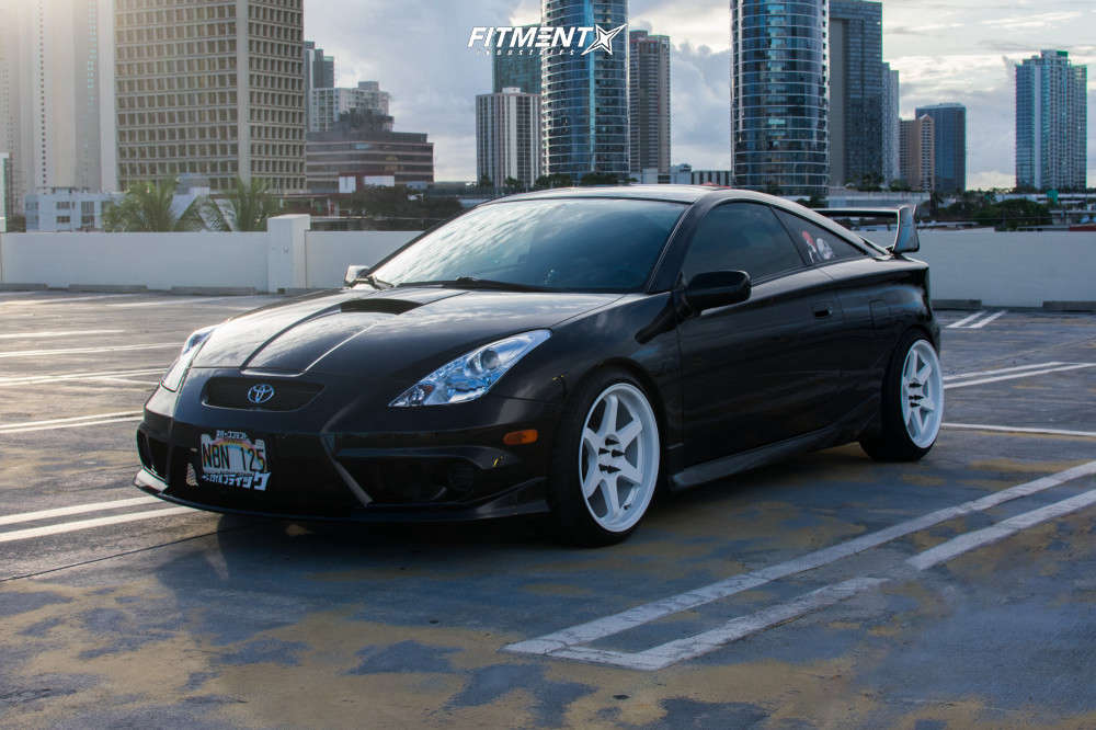 2003 Toyota Celica GTS with 18x9.5 ESR Sr07 and Federal 215x40 on ...