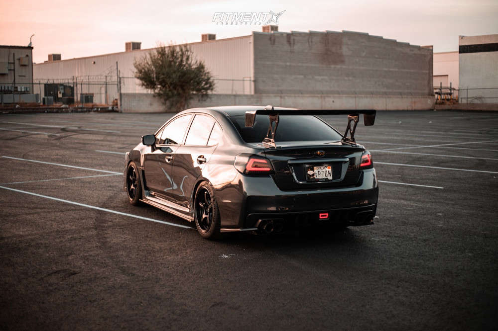 2015 Subaru WRX STI Limited with 18x9.5 WedsSport Rn-05m and Michelin ...