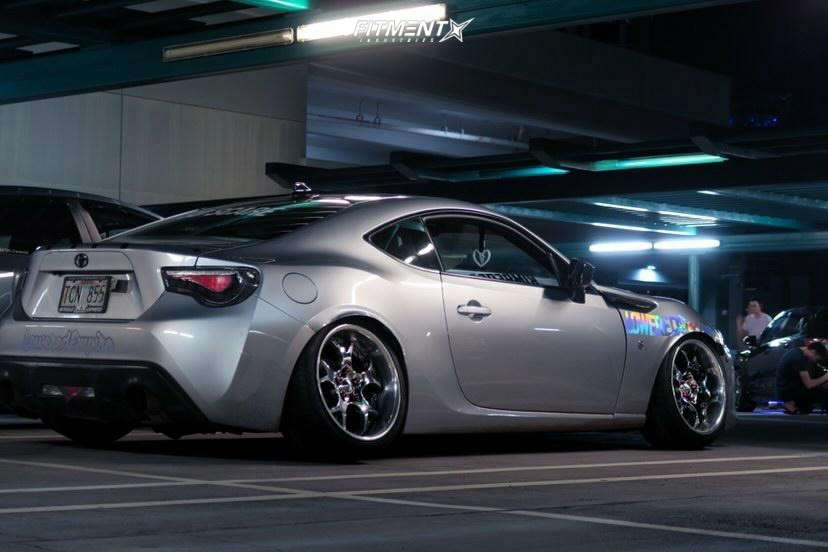 2017 Toyota 86 Base with 18x9.5 Work Seeker Fx and Hankook 255x35 on Coilovers | 1368239 ...