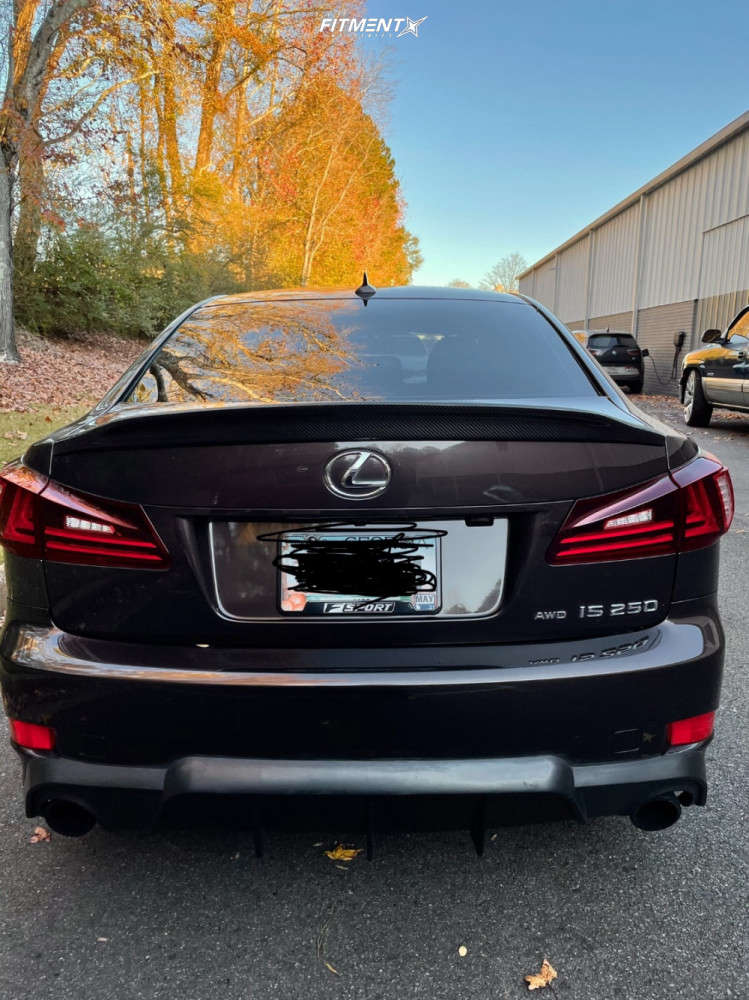2012 Lexus IS250 Base with 18x8.5 Rotiform Rse and Toyo Tires 225x35 on ...