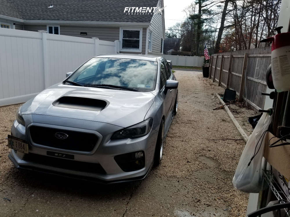 2017 Subaru WRX Base with 18x9.5 Konig Hypergram and Bridgestone 245x40 ...