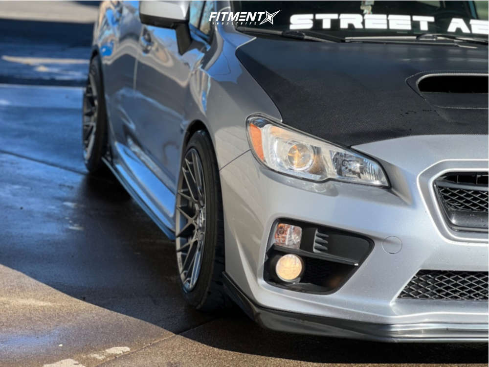 2017 Subaru WRX Premium with 18x9.5 Rotiform Rse and Federal 245x45 on ...