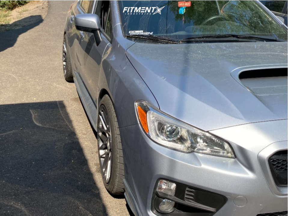 2017 Subaru WRX Premium with 18x9.5 Rotiform Rse and Federal 245x45 on ...