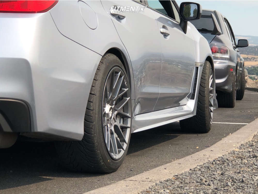 2017 Subaru WRX Premium with 18x9.5 Rotiform Rse and Federal 245x45 on ...