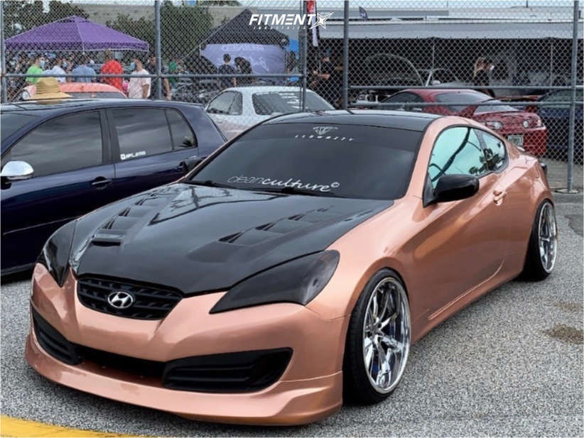 2012 Hyundai Genesis Coupe 2.0T with 19x10 Weds Vishunu and Achilles ...