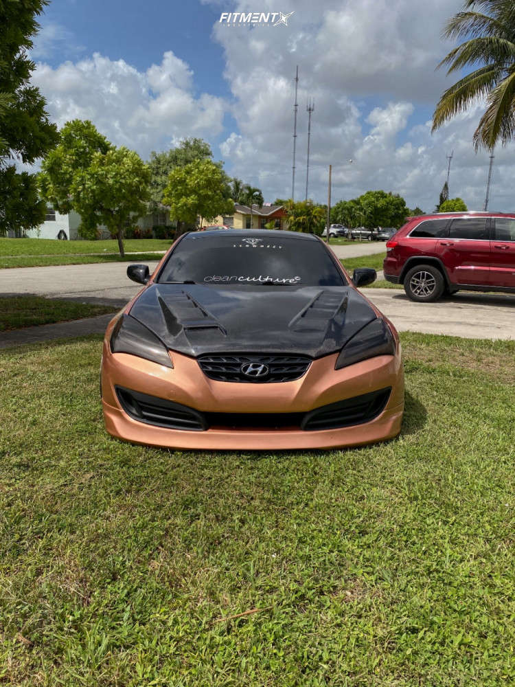 2012 Hyundai Genesis Coupe 2.0T with 19x10 Weds Vishunu and Achilles ...