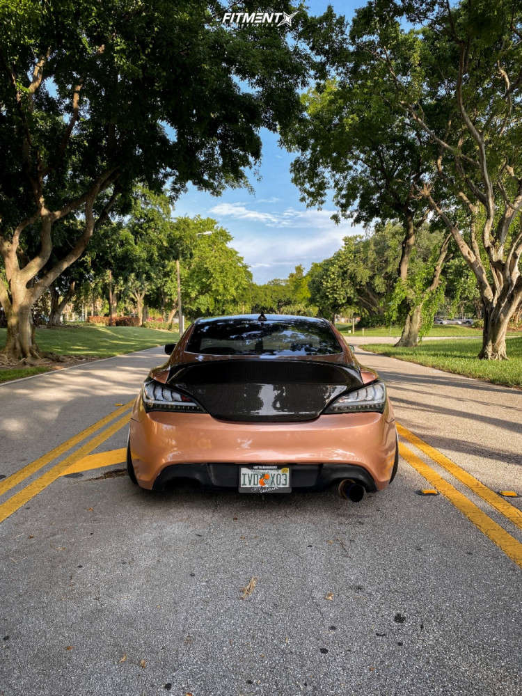 2012 Hyundai Genesis Coupe 2.0T with 19x10 Weds Vishunu and Achilles ...