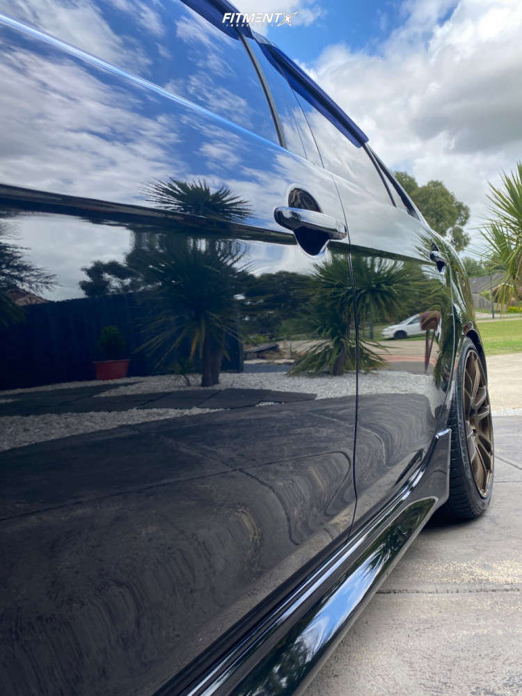 2015 Mitsubishi Lancer Ralliart with 18x9 Koya SF-03 and Pirelli 245x45 ...