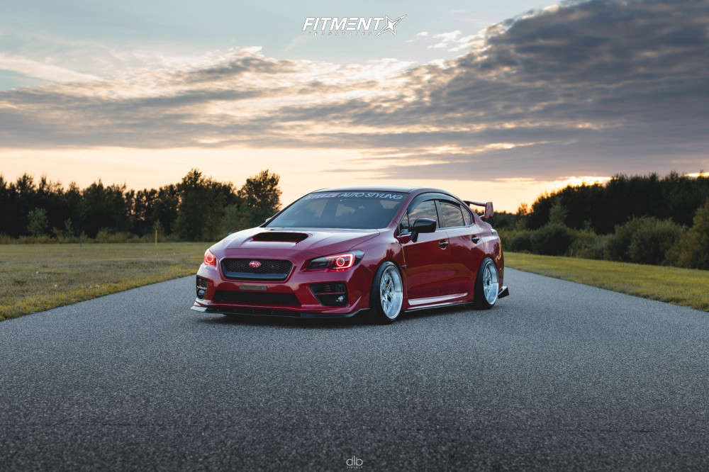 2015 Subaru WRX Base with 18x10.5 ESR Cs11 and Firestone 255x35 on ...