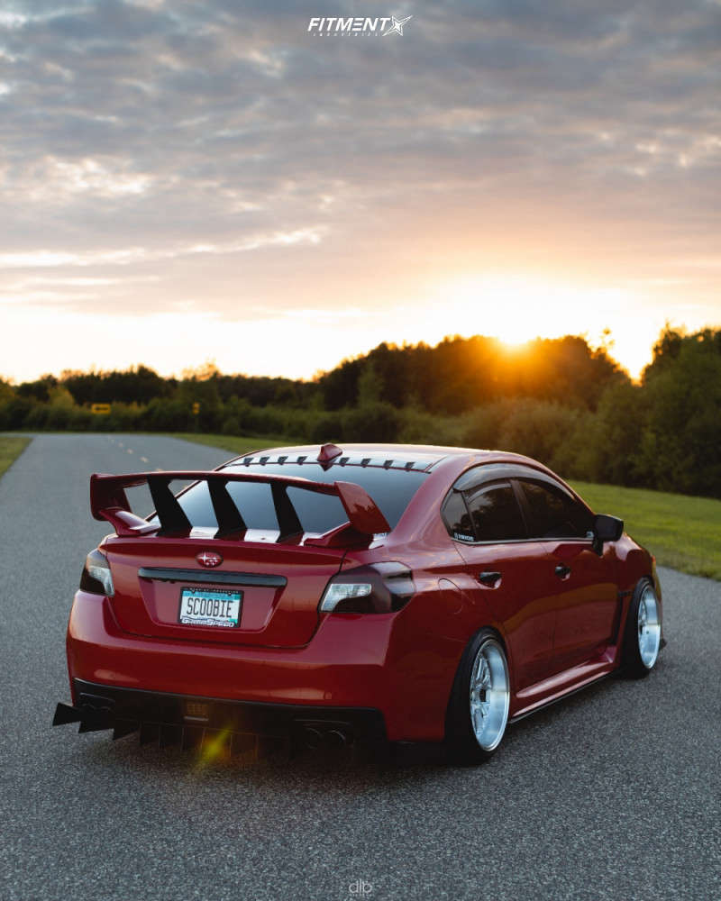 2015 Subaru WRX Base with 18x10.5 ESR Cs11 and Firestone 255x35 on ...