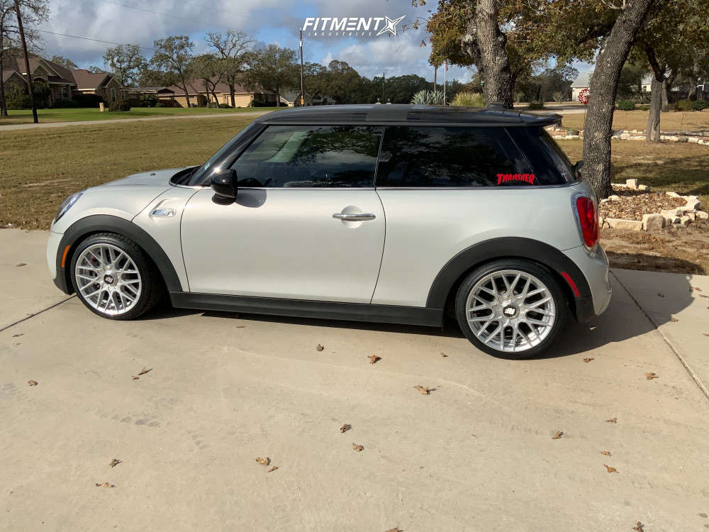 2017 Mini Cooper S with 17x8 Rotiform Rse and Nitto 205x40 on Coilovers ...