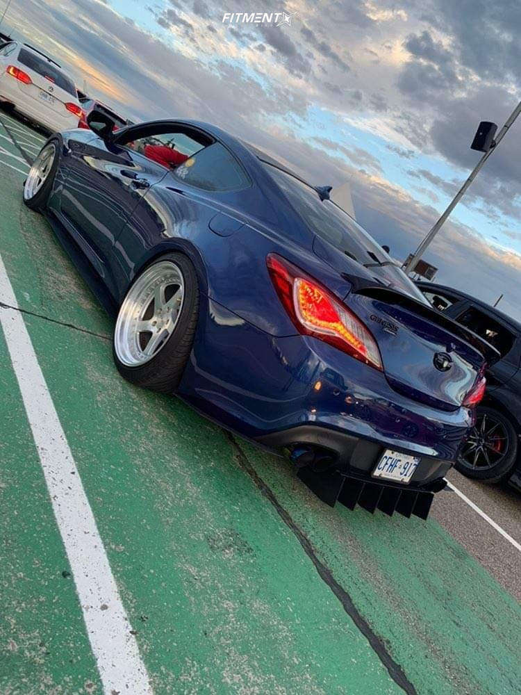 2014 Hyundai Genesis Coupe 2.0T Premium with 19x9.5 Zedd Sl5 and ...