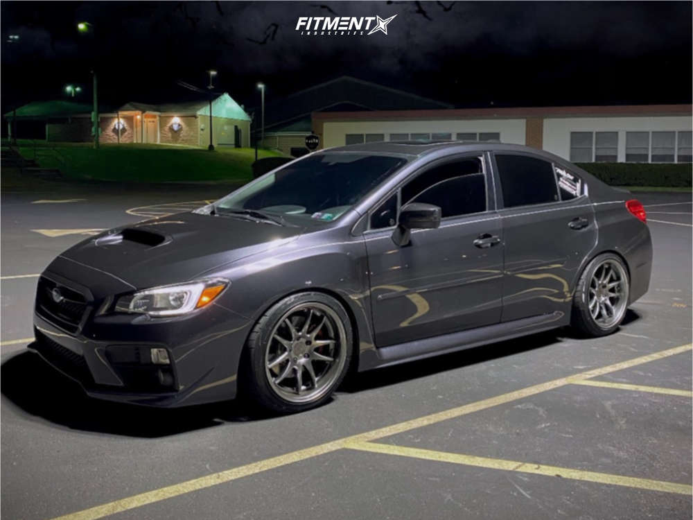 2017 Subaru WRX Limited with 18x9.5 Aodhan Ds02 and Nitto 235x40 on ...