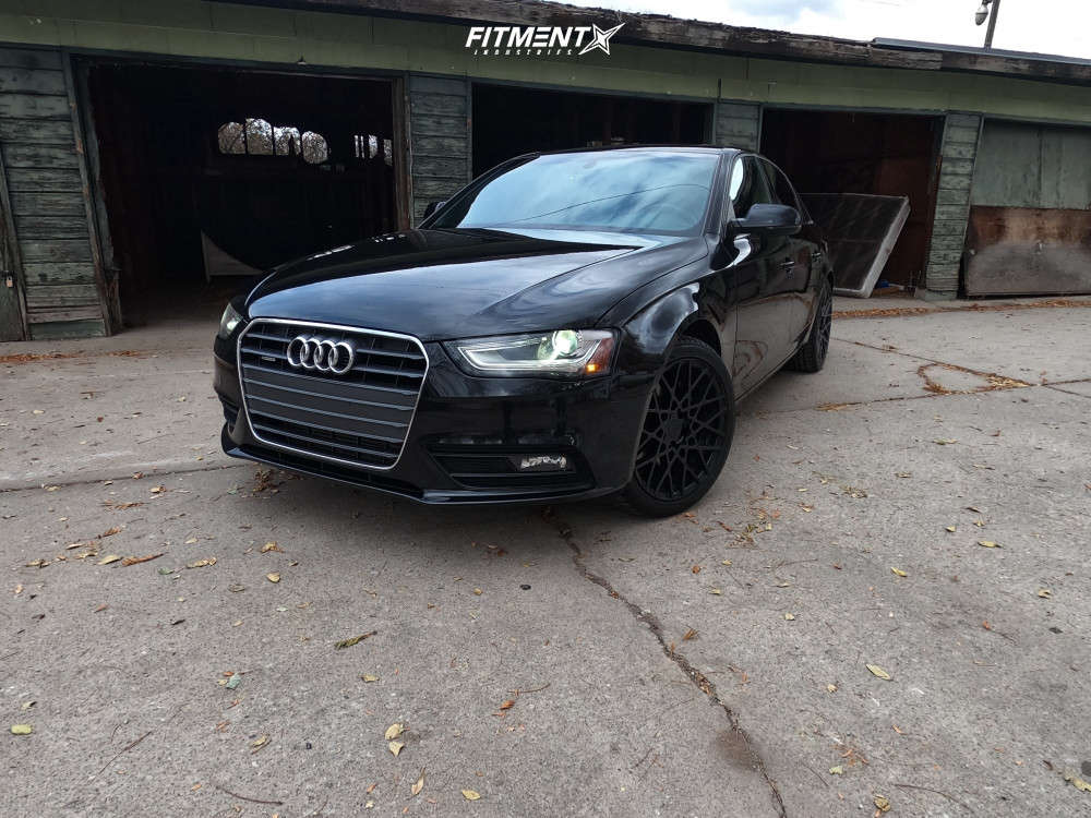 2013 Audi A4 Quattro Premium Plus with 18x8.5 Rotiform Blq and Falken ...