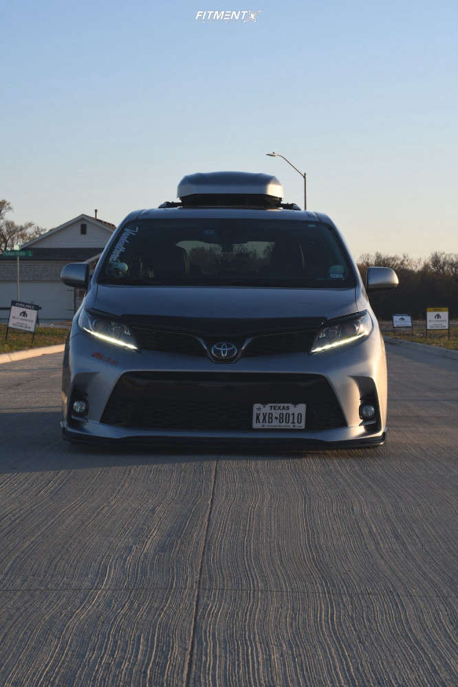 2018 Toyota Sienna SE Premium with 20x8.5 Curva C300 and Falken 245x45 ...