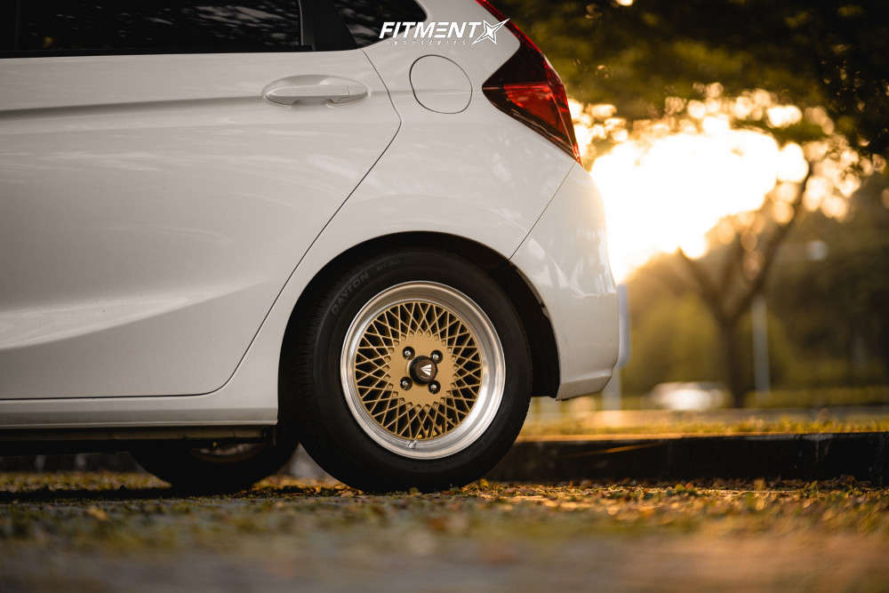 2019 Honda Fit DX with 15x7 Enkei Enkei92 and Bridgestone 195x55 on ...