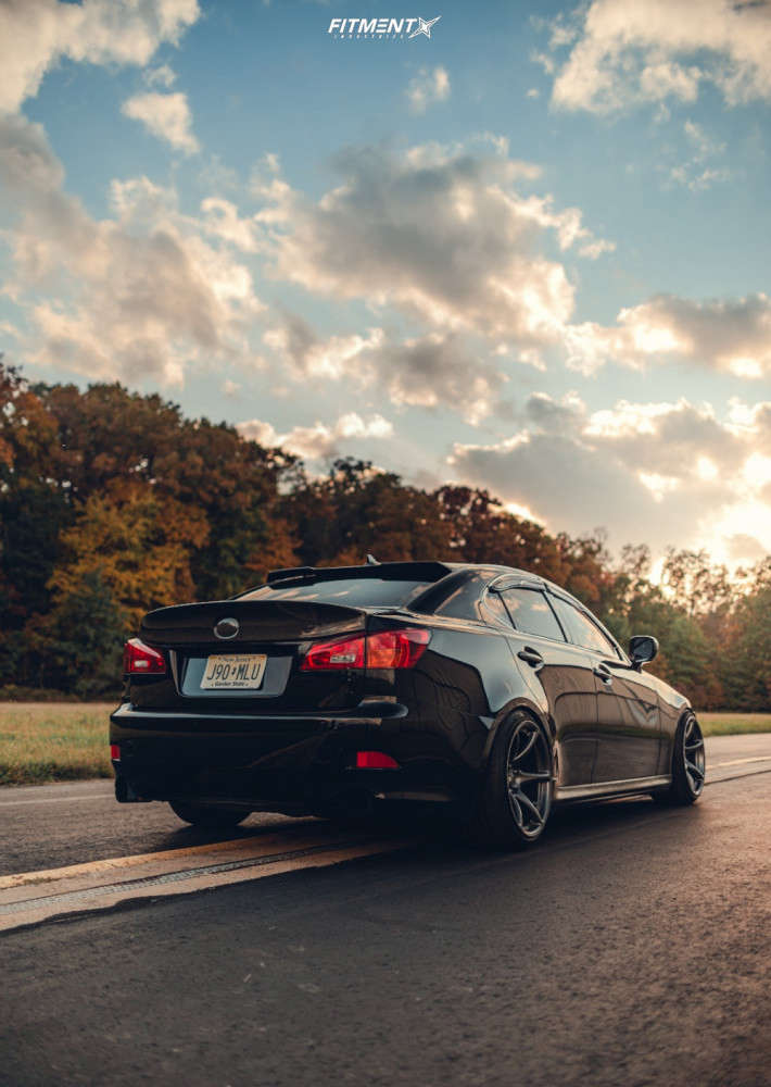 2007 Lexus IS250 Base with 18x10.5 Kansei Tandem and Continental 225x40 ...
