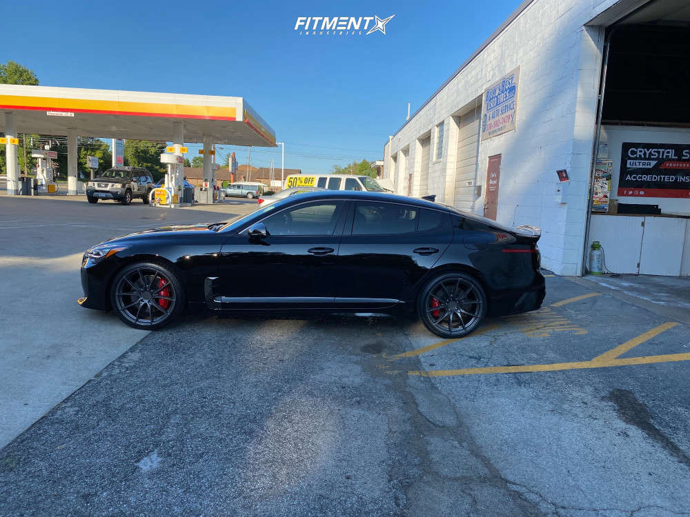 2019 Kia Stinger GT with 20x8.5 TSW Sprint and Nankang 245x35 on ...