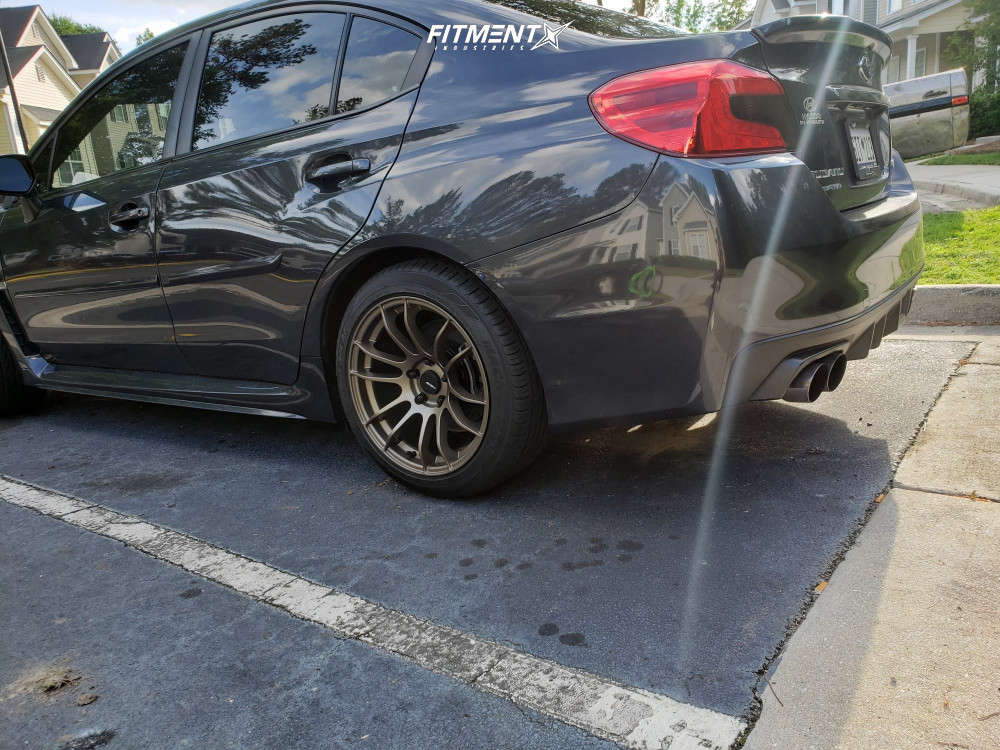 2017 Subaru WRX Base with 17x9 AVID1 AV20 and Achilles 245x40 on Stock ...