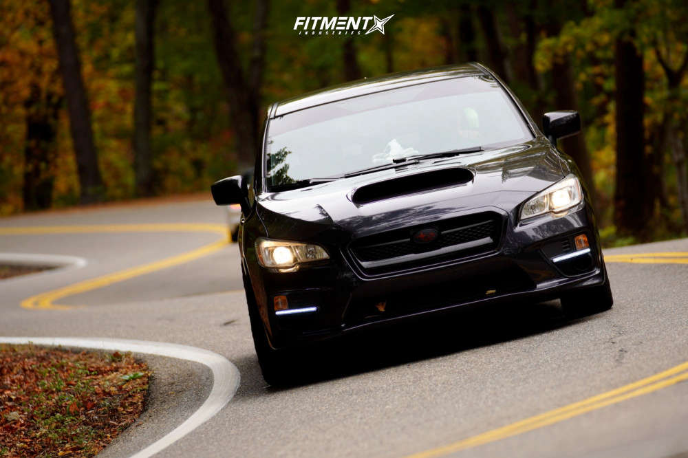 2017 Subaru WRX Base with 17x9 AVID1 AV20 and Achilles 245x40 on Stock ...